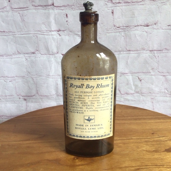 Vintage | Grooming | Vintage Royall Bay Rhum Ten Fluid Ounce Glass ...
